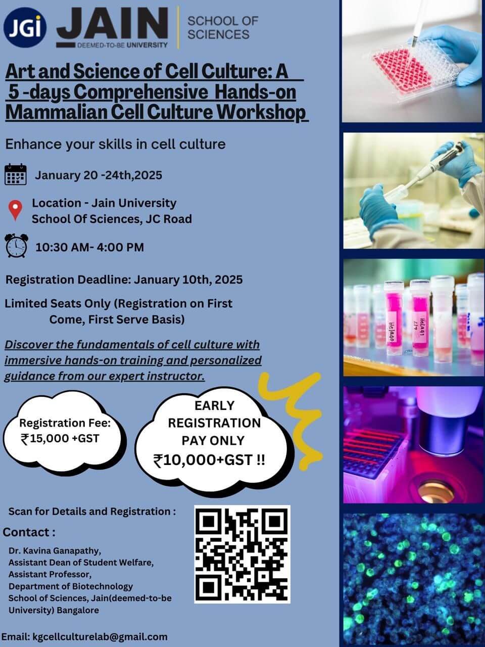 Hands-On Training on Cell Culture and Assay Techniques - BioPatrika