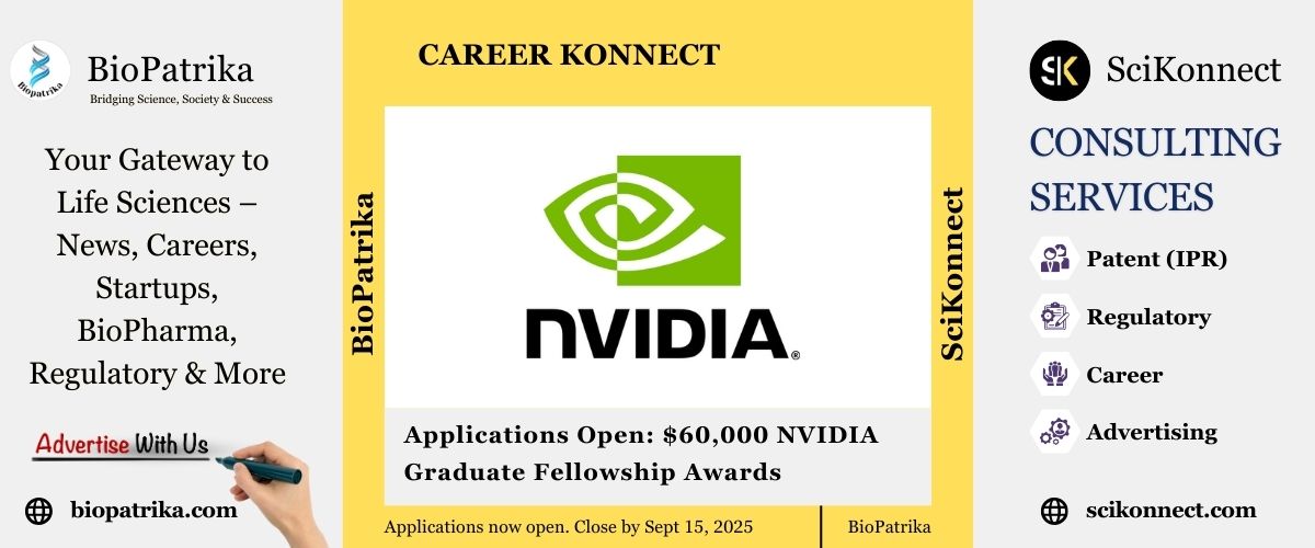 Applications Open: $60,000 NVIDIA Graduate Fellowship Awards - BioPatrika